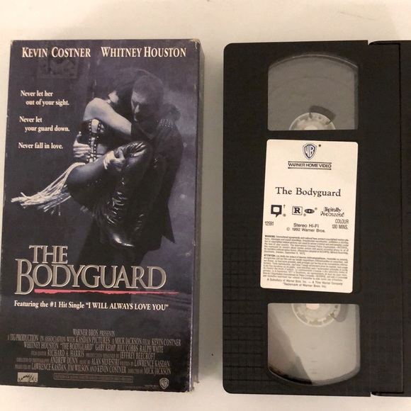 Media | Vhs The Bodyguard With Whitney Houston And Kevin Costner | Poshmark